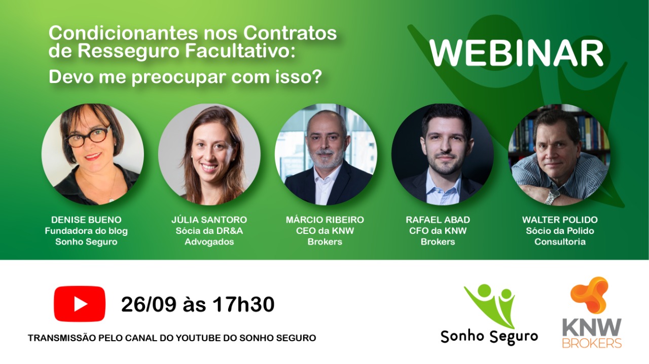 Webinar Sonho Seguro: Condicionantes nos Contratos de Resseguro ...